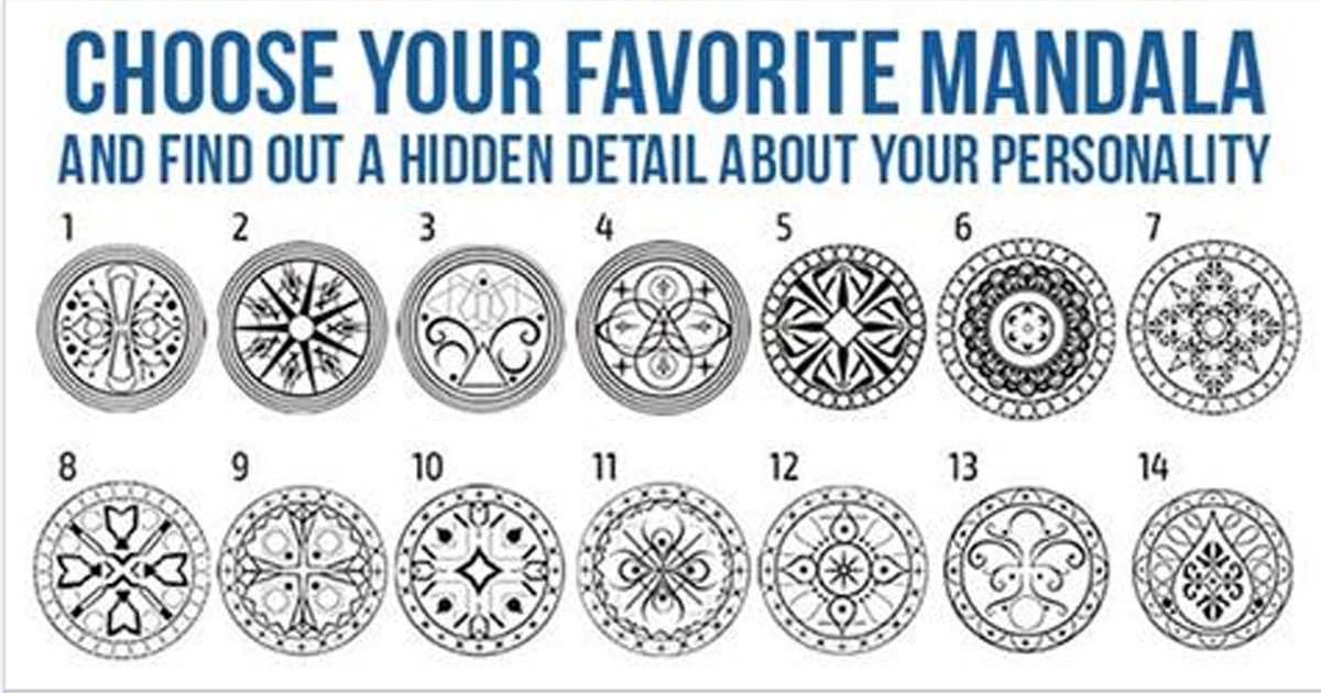 Choose Your Favorite Mandala And Find Out A Hidden Detail About Your ...