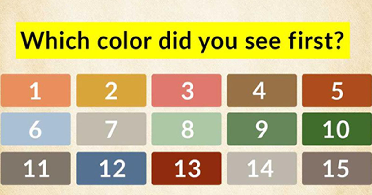 The Colors You See First Determine Your Personality - us.abrozzi.com