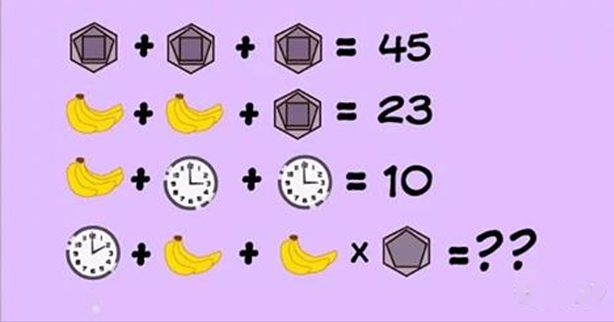This Brain Teaser Will Tell You How Good You Are At Math. Just 1% Of ...